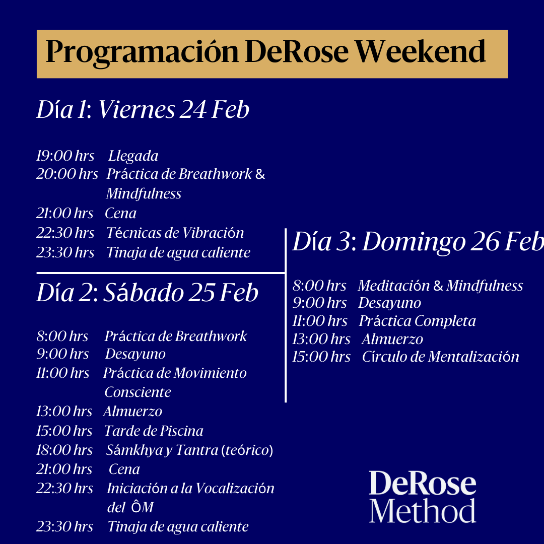 ¡DeRose Weekend Feb 2023! - DeRose Method